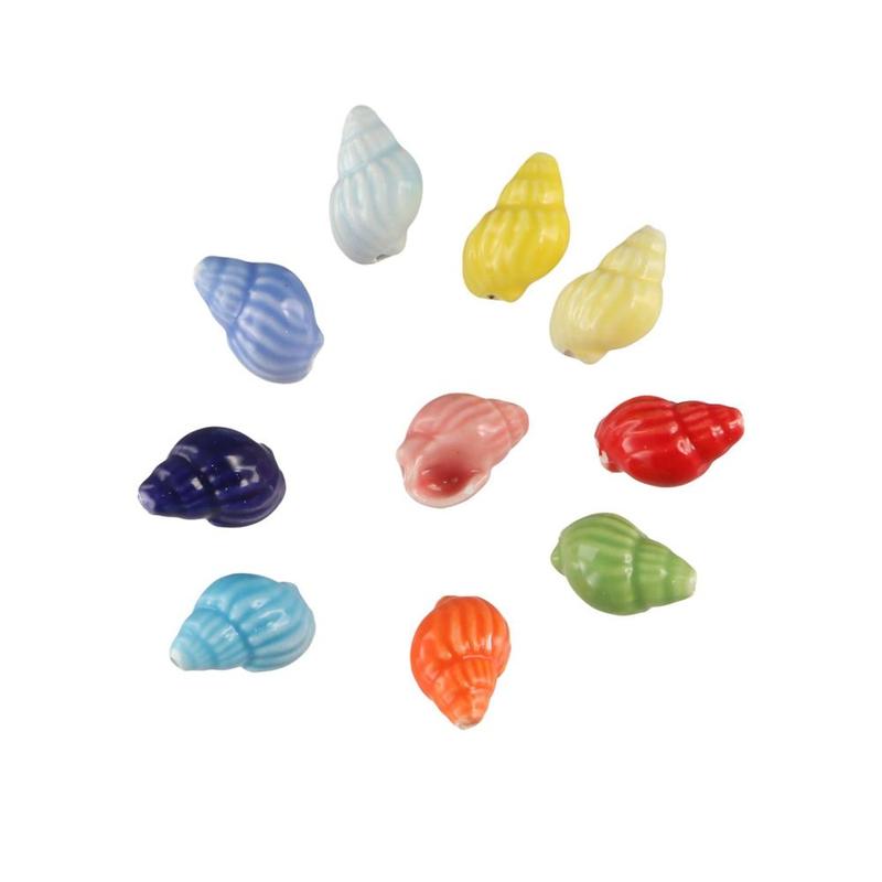 10Pcs Personality Handmade Craft Conch Shell Bead Fresh Colo - TikTok ...