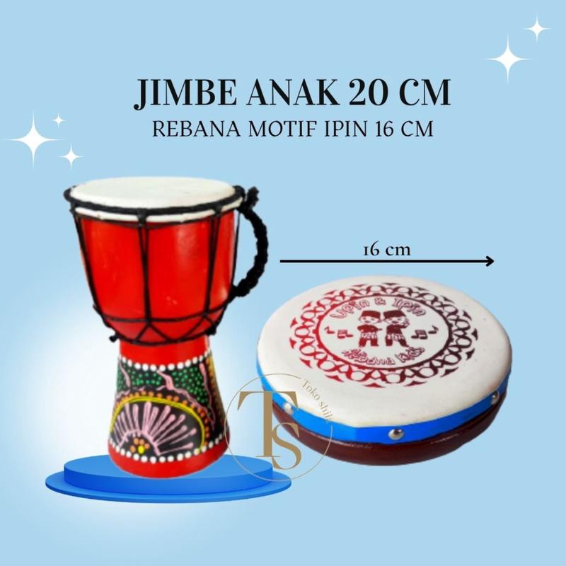 Rebana Anak Satu Paket Murah Edukasi Anak Motif Ipin - Shop | Tokopedia