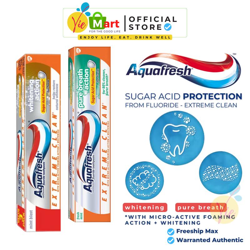 Kem Đánh Răng Aquafresh EXTREME CLEAN WHITENING & EXTREME CLEAN ...