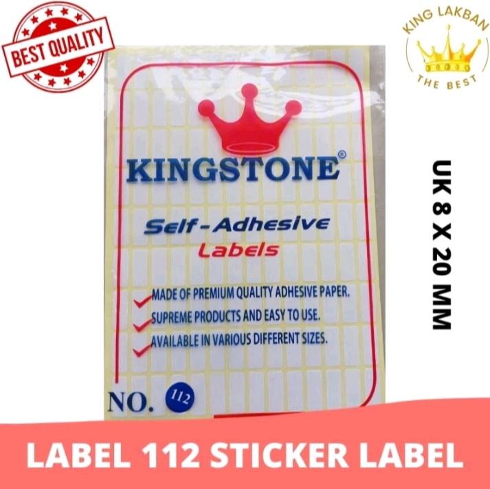 Label 112 Sticker Label Kertas Sticker Undangan Putih Polos Termurah ...