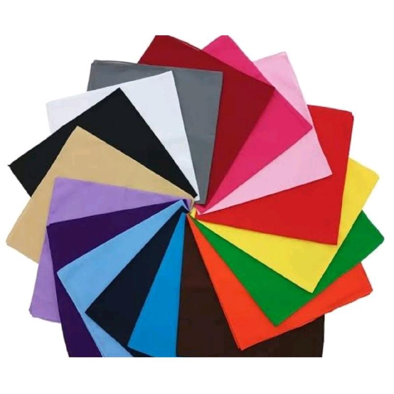 6 pcs & 12 pcs Handkerchief cotton Mix color panyo for Men and - TikTok ...