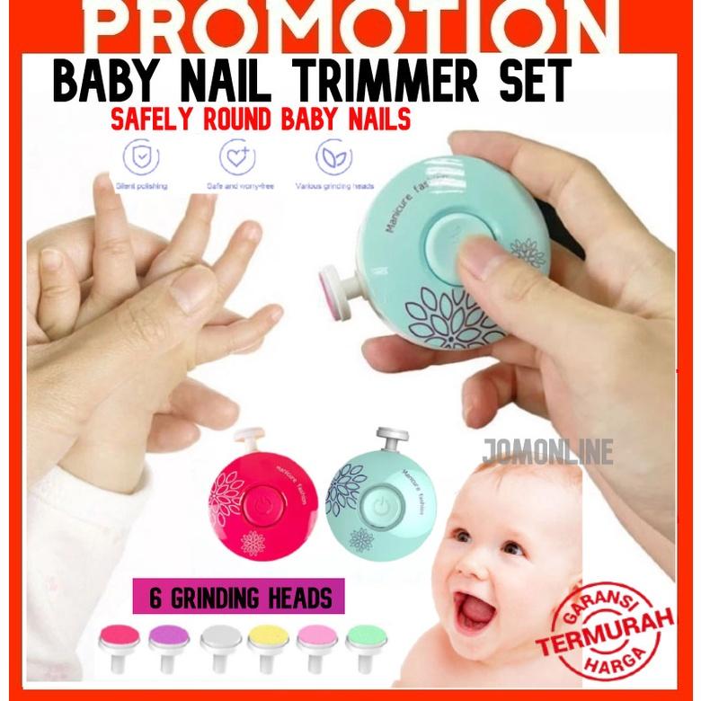 ~Ship From KL~ 6 in 1 Electric Baby Nail Trimmer Pedicure & Manicure ...