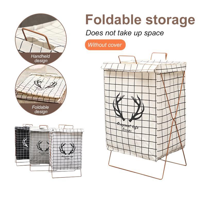 Waterproof Folding Laundry Basket Large Size Household Storage - TikTok ...