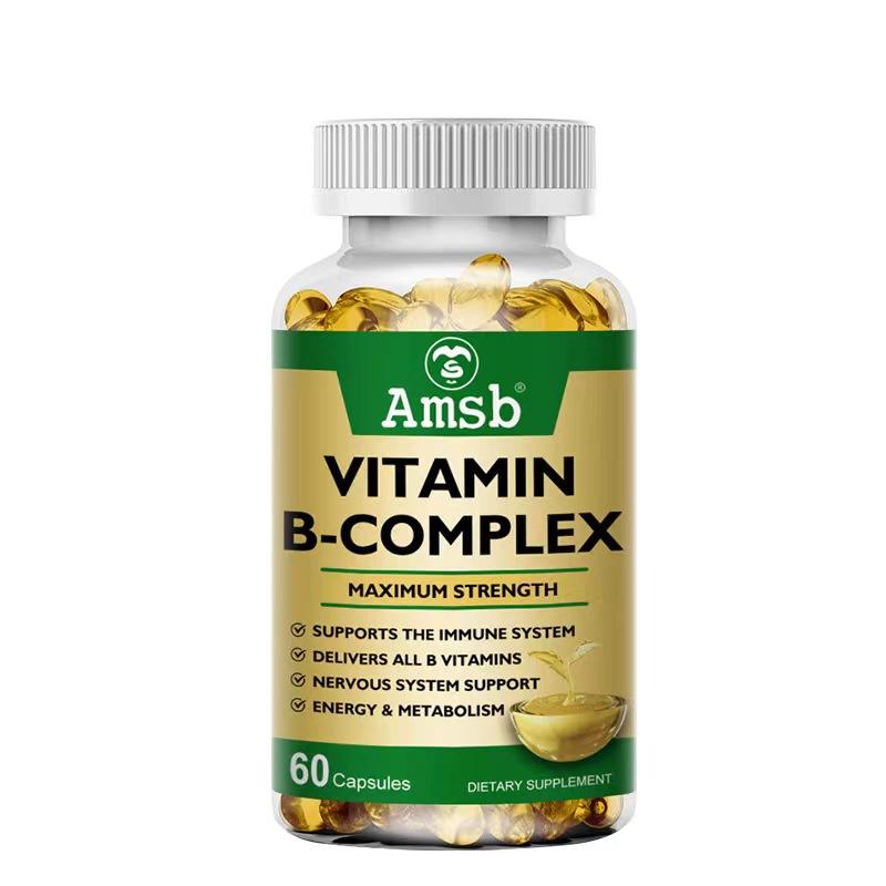 Amsb Vitamin B-Complex Capsules (B1, B2, B3, B5, B6, B7, B9, - TikTok ...