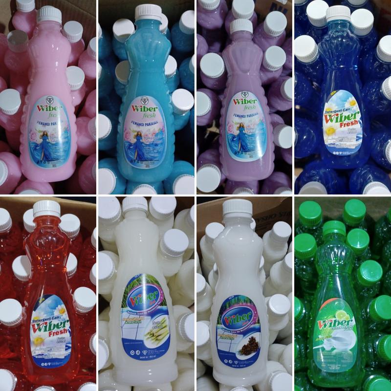 Sabun Cuci Piring Detergent Karbol Pewangi Softener WIBER 450ml - Shop ...