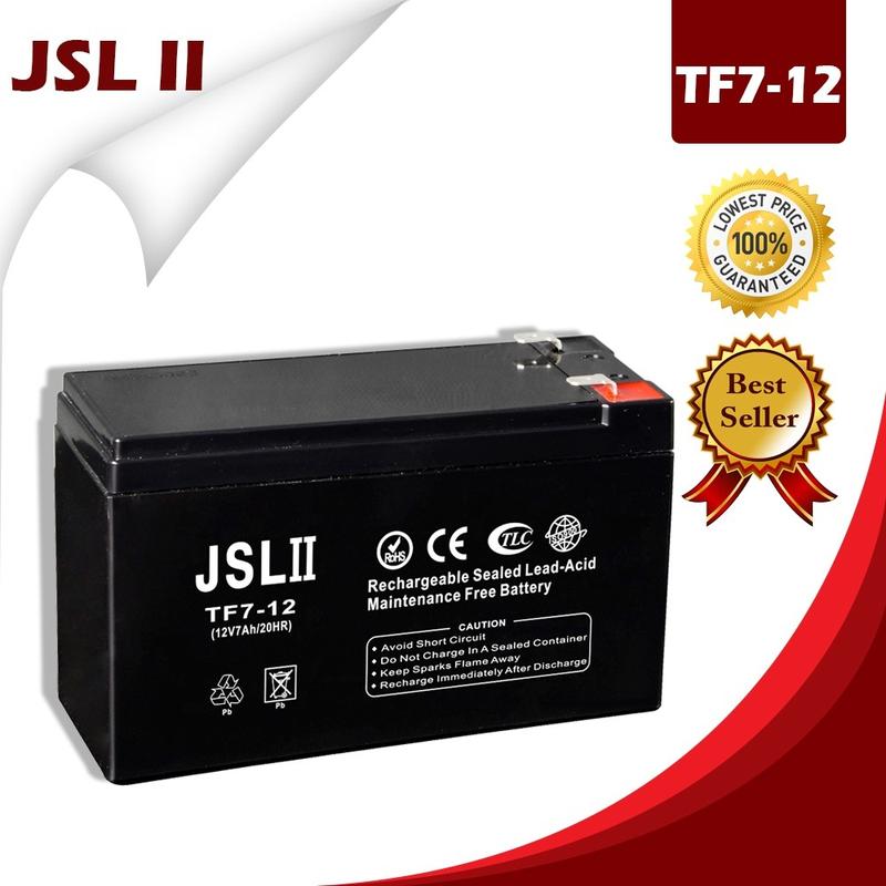 JSL II 7AH/12AH/20AH 12V Battery Lead Acid Solar SET UP Battery ...
