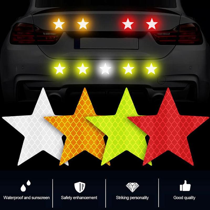 Pelekat Pemantul Reflektif Kereta, Set 6Pcs, Pelekat Sendiri - TikTok ...