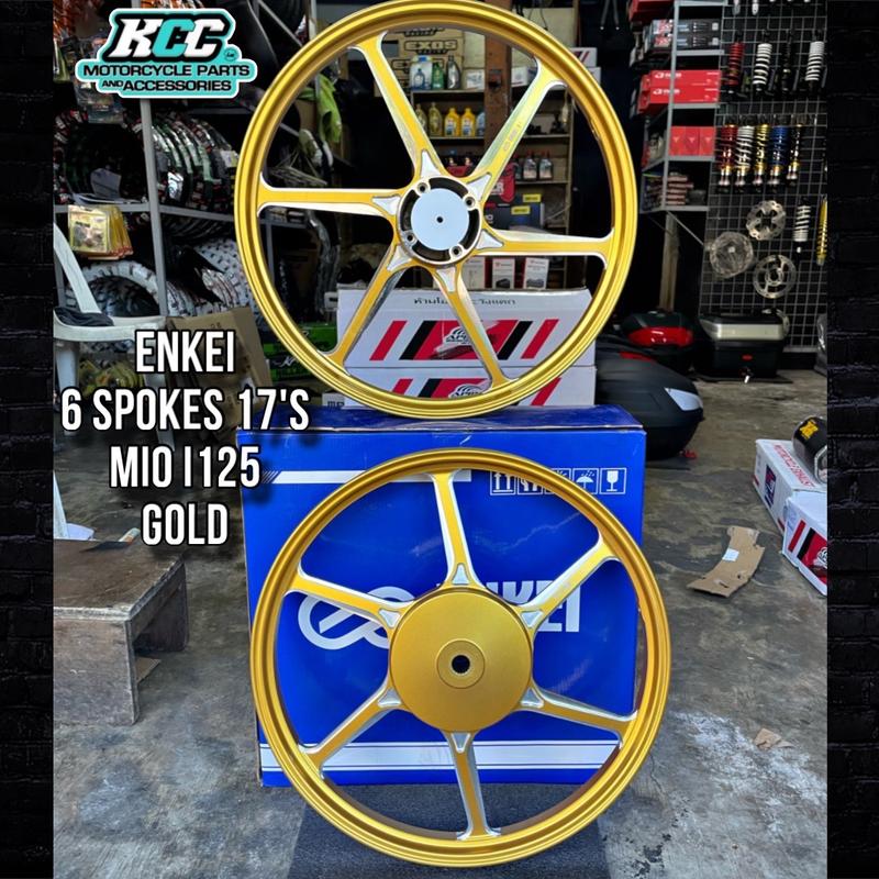 ENKEI MAGS 17'S 6 SPOKES MIO I125, MIO SPORTY, MIO 115, HOND - TikTok ...