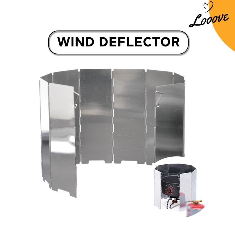 Wind Deflector/Penahan Angin Kompor Portable Camping Outdoor - Shop ...