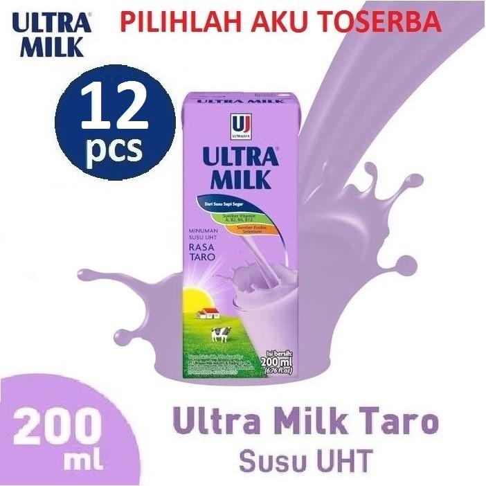 Susu Ultra TARO - 200 ml - (HARGA 12 PCS) - Shop | Tokopedia