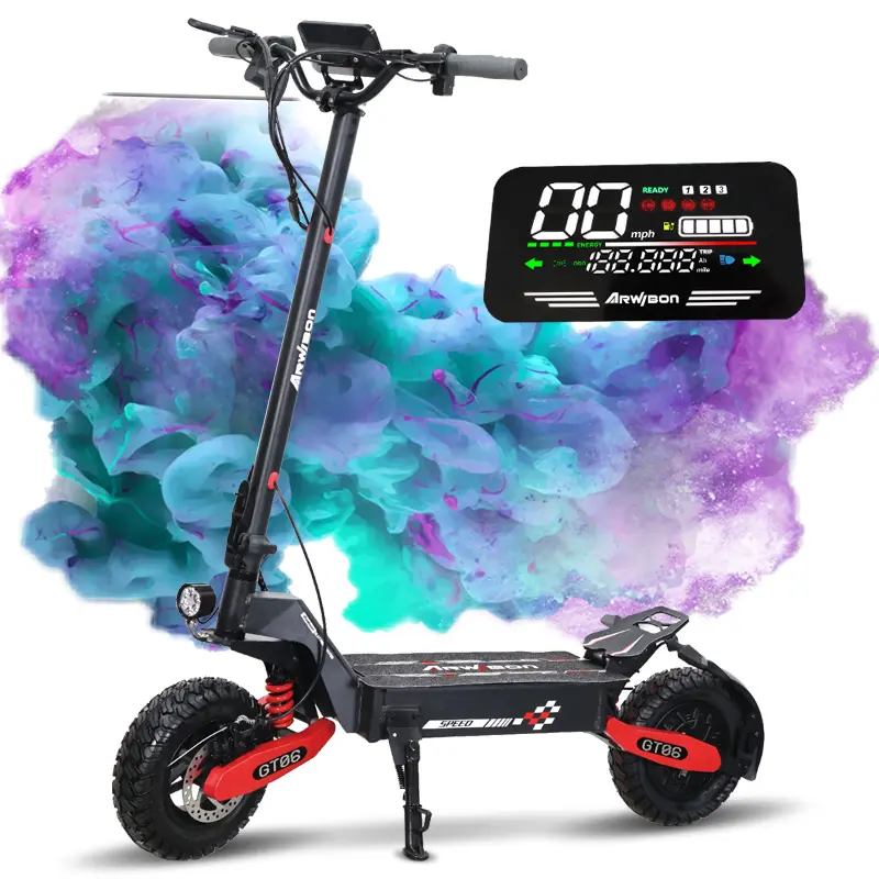 Electric scooter, 40 miles of range, 28 miles per hour, 1200Wmaximum ...