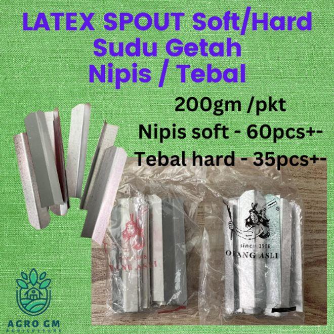 Sudu Getah Nipis Tebal Latex Spout Soft Hard 200gm/pkt - TikTok Shop ...