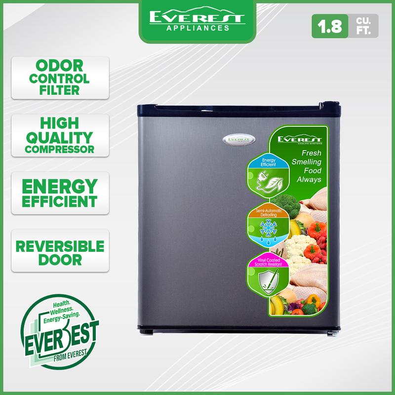 Everest Personal Refrigerator 1.8 cu. ft., Manual Defrost Non-Inverter ...