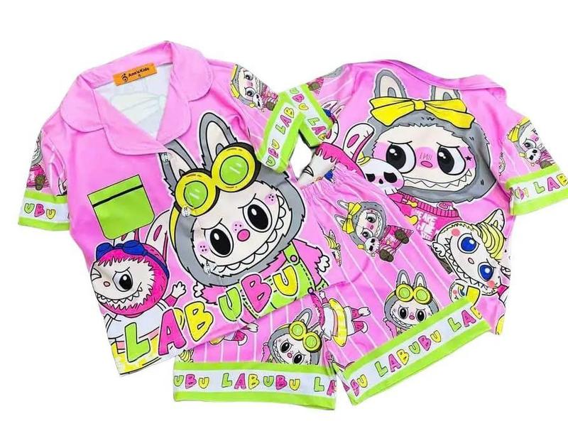(8-40Kg)Bộ Quần Áo Pijama-Bộ Đùi kuromi,Labubu,pony,gấu - TikTok Shop ...