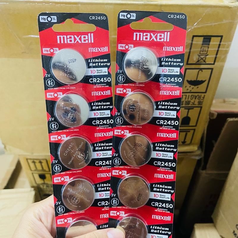 Pin CR2450 / CR 2450 3V Maxell Lithium - Chính hãng - TikTok Shop Vietnam