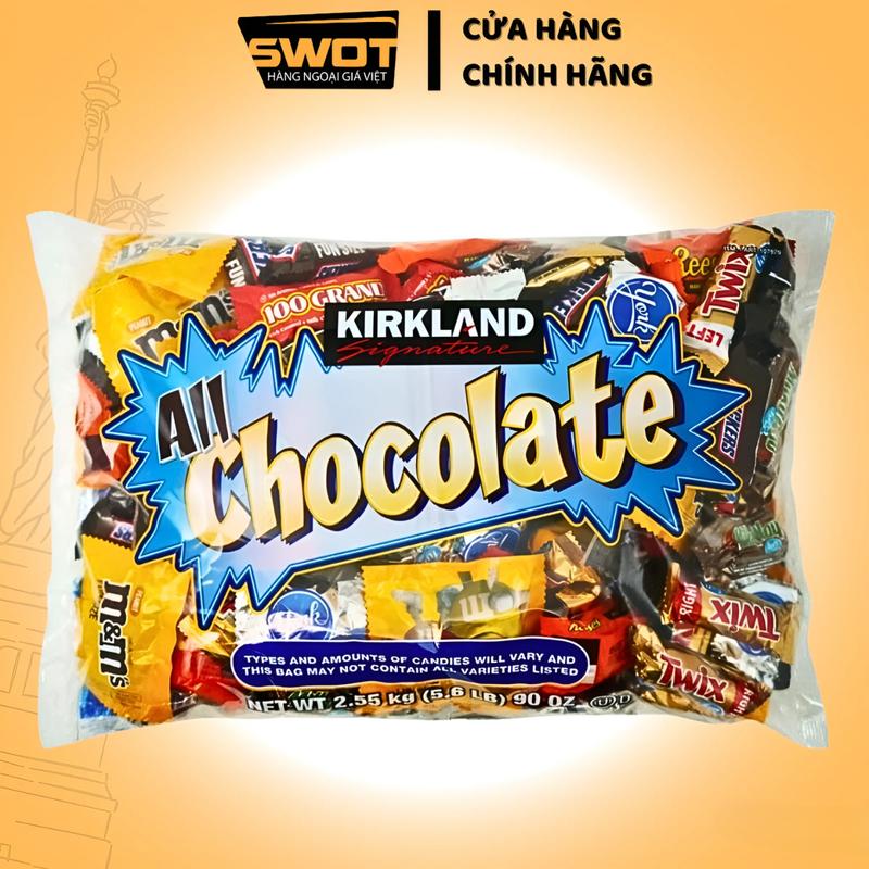 Socola tổng hợp Kirkland Signature All Chocolate 150 viên 2.55kg ...
