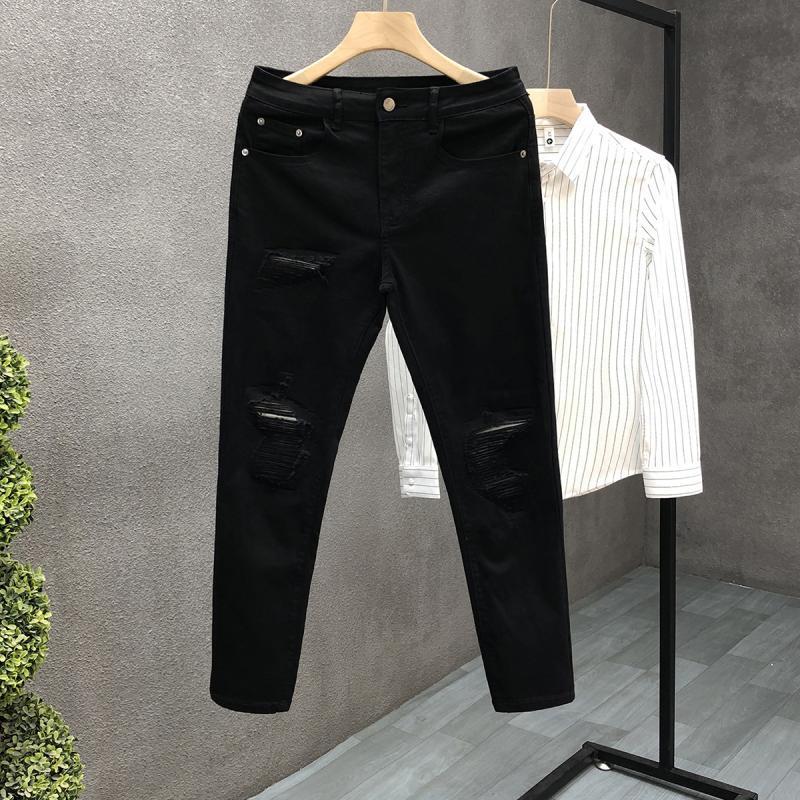 Seluar Jeans Hitam Koyak untuk Lelaki, Bergaya, Jenama Trendi, - TikTok ...