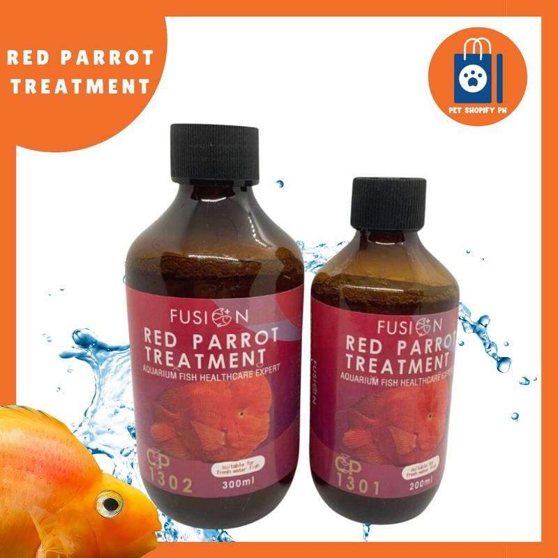 Aquarium Fish Fusion Red Parrot Disease Treatment Solution 300mL ...
