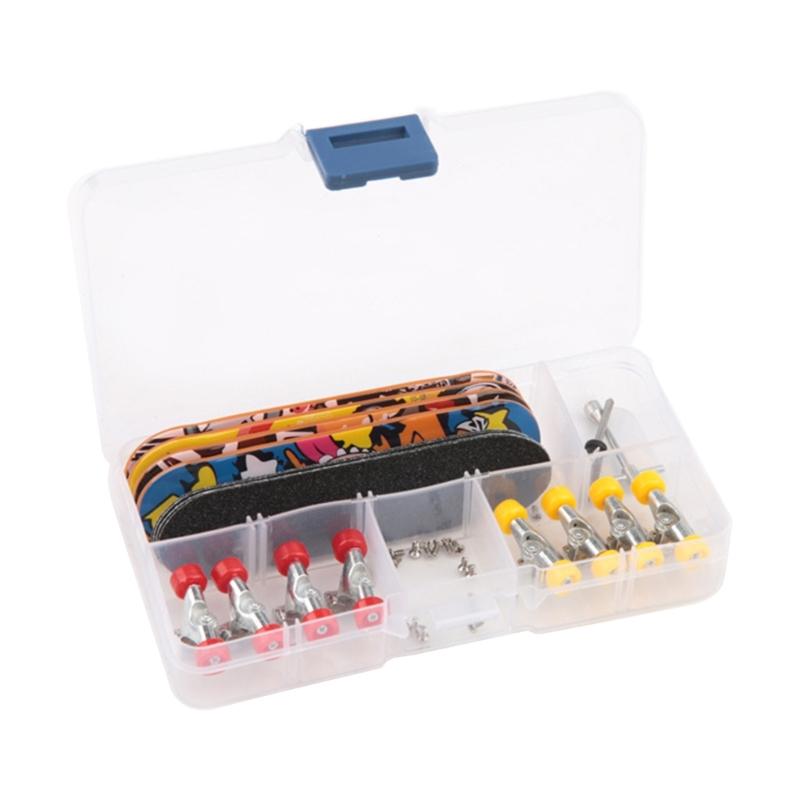 uihe Finger Skateboard DIY Kits Mini Fingerboard Toy Professional ...