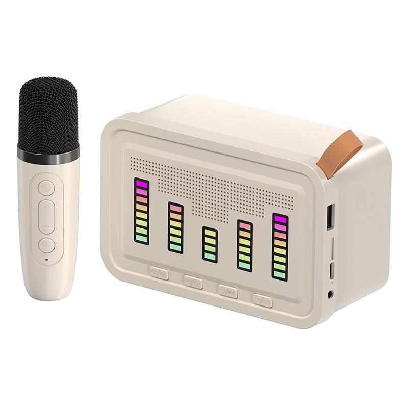 New Wireless Bluetooth Speaker Microphone Integrated RGB Ambience ...