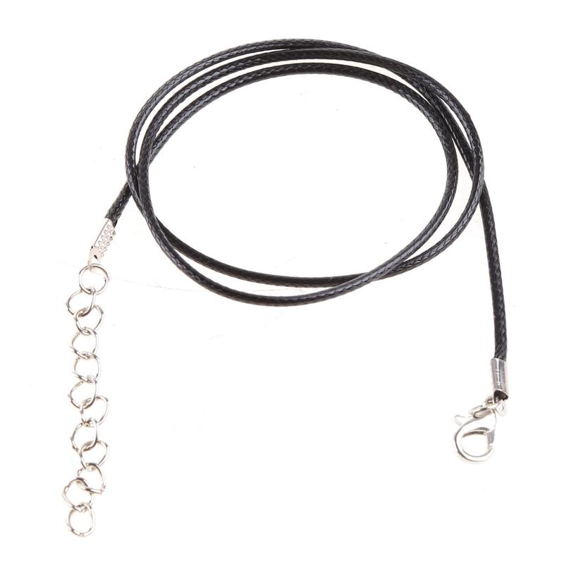 Kalung Tali Lilin Kulit, Tali Tali Getah Hitam, Membuat Barang - TikTok ...