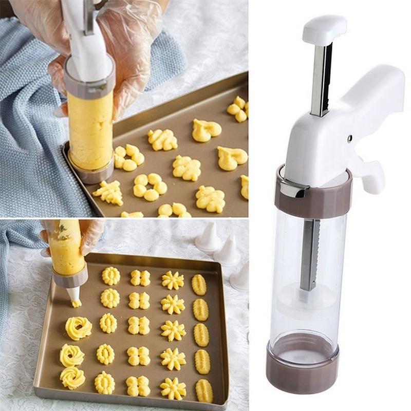 Set Acuan Set 20pcs Penekan Kuki, untuk Membuat Biskut dan Kek ...