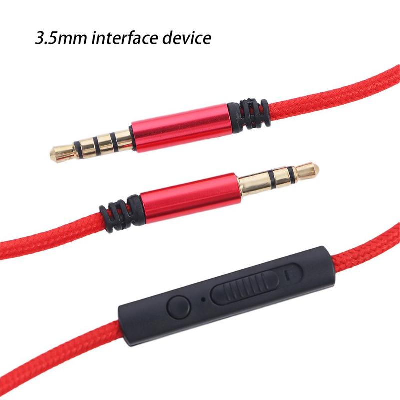 Earphone For phone Male To Male Nylon Braid With Mic Speaker - TikTok ...