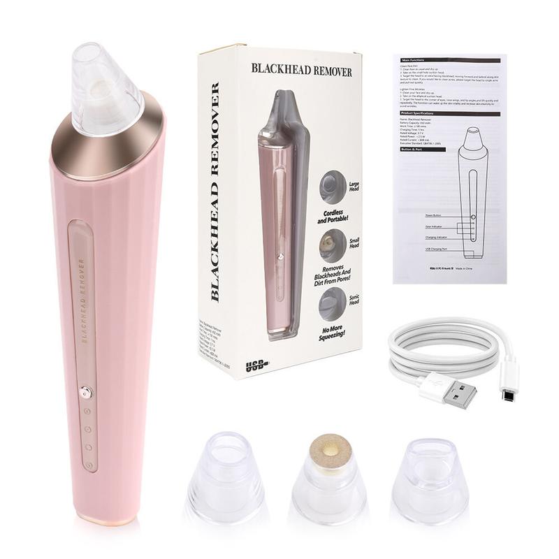 Facial Blackhead Remover Electric Acne Cleaner Blackhead Black - TikTok ...