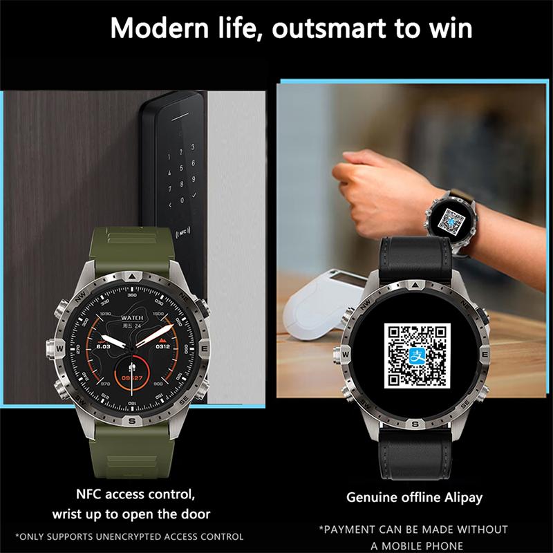 2024 NEW Smart Watch GT45 Men Bluetooth Call Outdoor Sports Voice ...