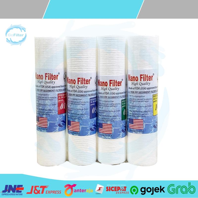 10 PCS SEDIMEN CARTRIDGE FILTER AIR / SPON CARTRIDGE NANO 10 - Shop ...