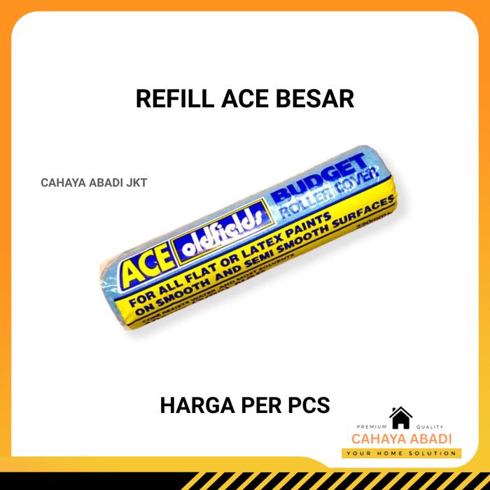 Jual Refill Bulu Roll Budget Ace Besar 230mm - Merk Ace Oldfields ...