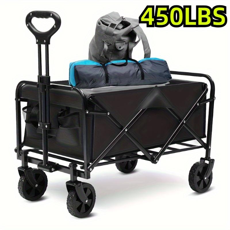 Foldable Field Gear Transport Cart, 220 lbs to 680 lbs Heavy Duty ...