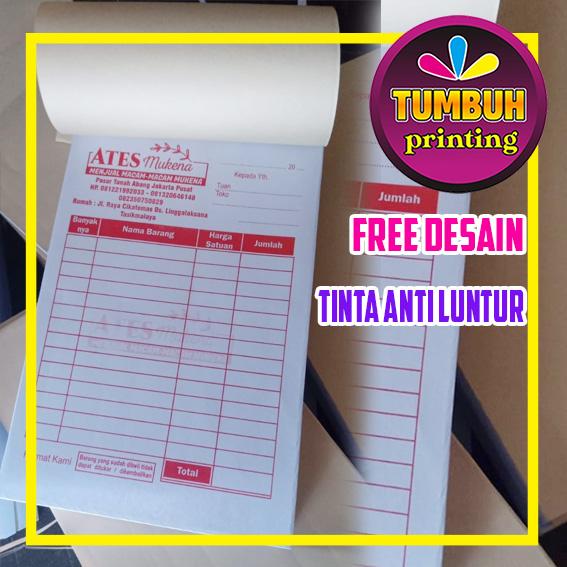 CETAK NOTA CUSTOM 1 RIM 1PLY Buku - Shop | Tokopedia