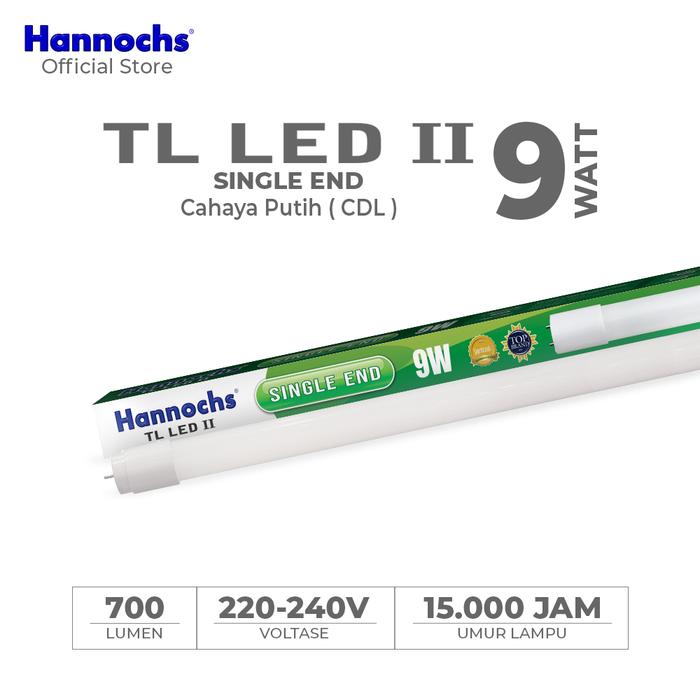 Promo Hannochs Lampu TL LED II Single End 9 Watt Lampu Tube Light ...
