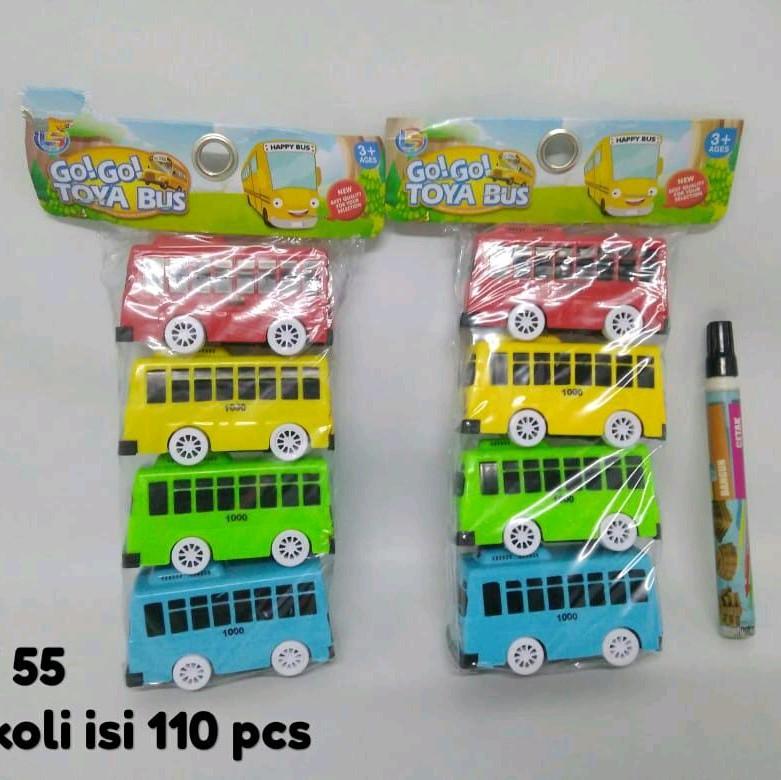 Mainan bus tayo isi 4 pcs mainan bus tayo mini isi 4 pcs non - Shop ...