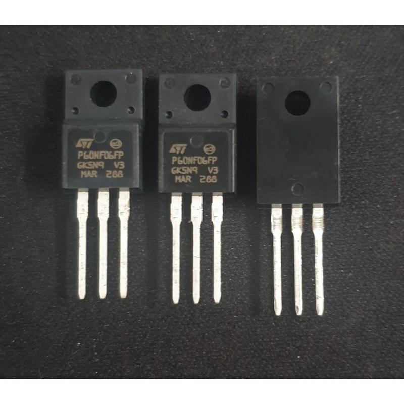 Transistor P60NF06FP 60NF06 N-Channel Pwr MOSFET 60V 30A 0.0014Ohm ...