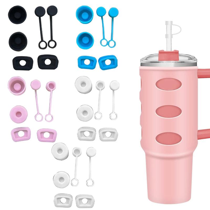 6x Silicone-Stopper Set Stanley-Cup Spill Proof-Stoppers Leak-Stoppers ...