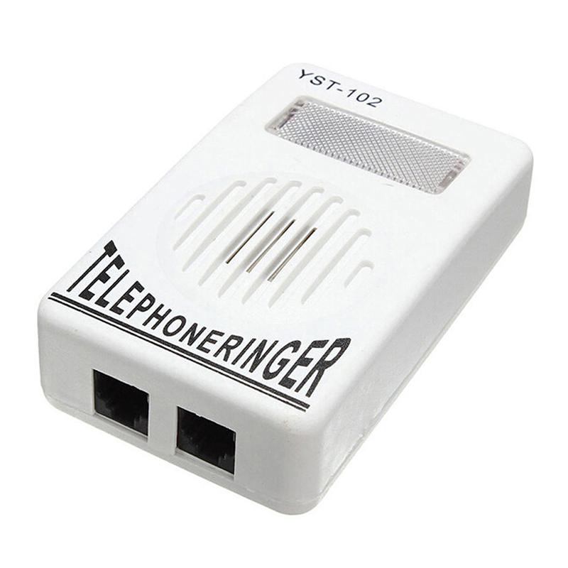 Extra-Loud Telephone Phone Bell Ringer Strobe Light Flasher Sound ...