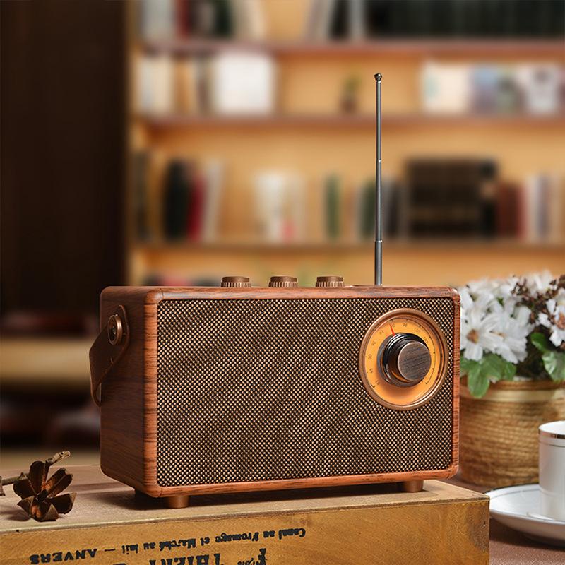 Portable retro radio wireless Bluetooth speaker mini portabl - TikTok ...