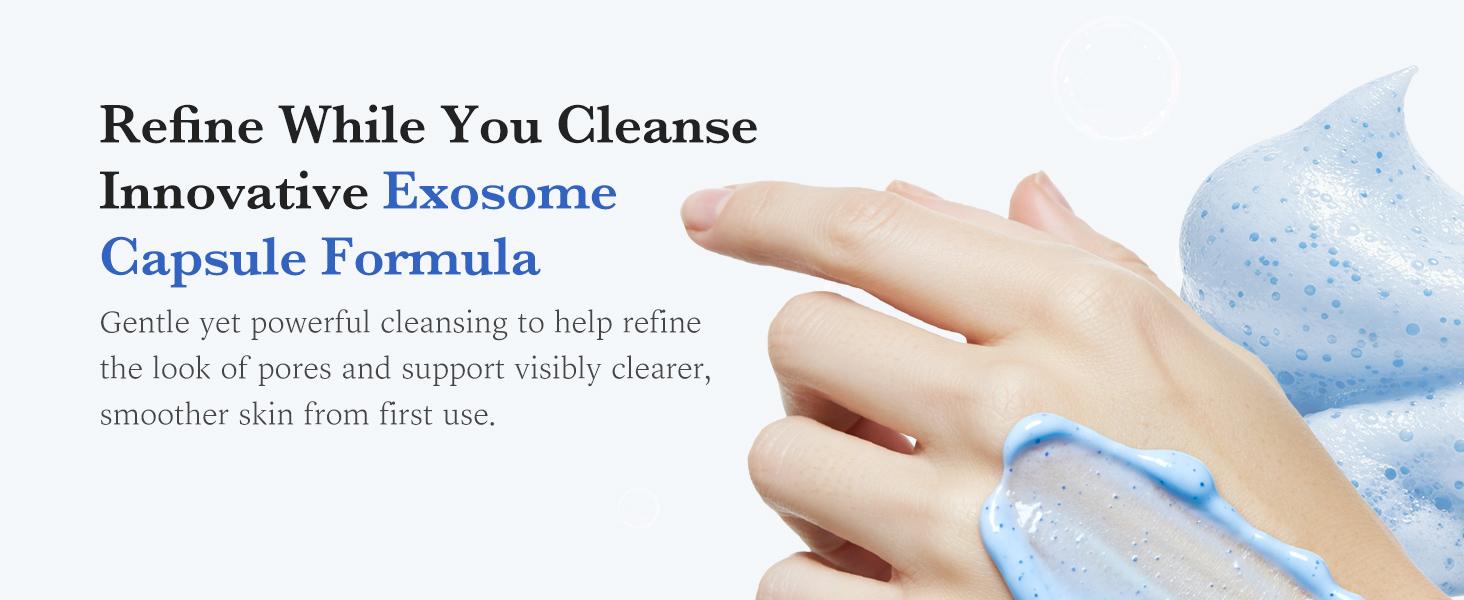 medicube Zero Pore Clear Blue Capsule Facial Deep Cleanser, for Skin ...