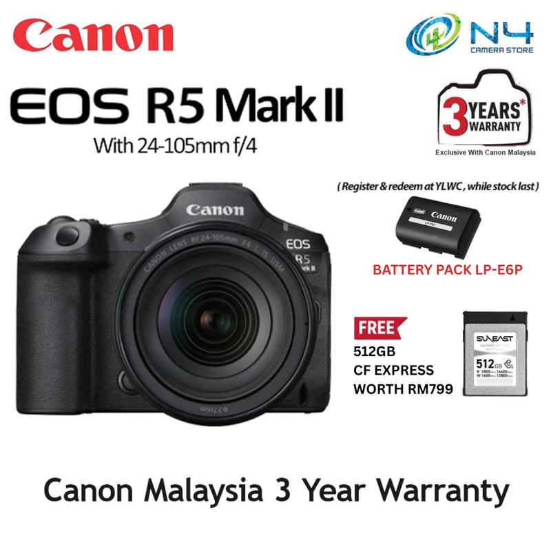 Canon EOS R5 Mark II Full-frame Mirrorless Digital Camera Canon ...
