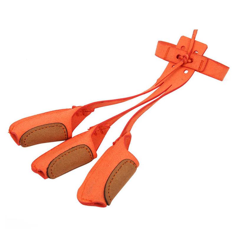 Outdoor Archery Recurve Bow 3 Fingers Protection Glove Traditional ...