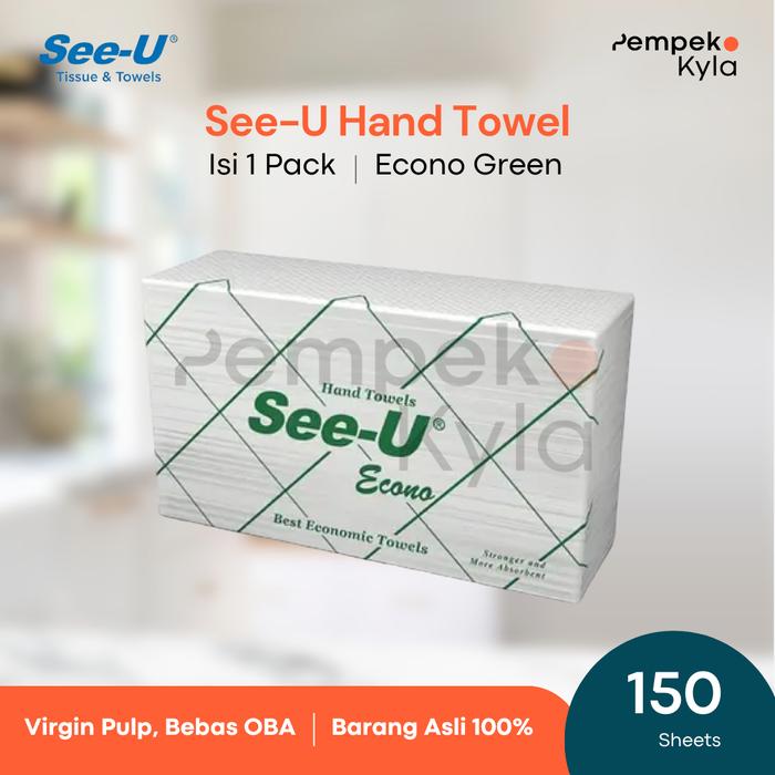 Jual tissue see u hand towel /tissue see u econo hijau / see u ...