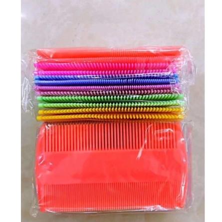 12pieces Plastic Hair Harrow Fine Tooth Lice Nit Comb For Hygiene ...