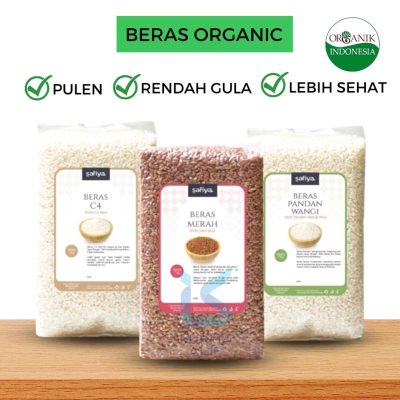 Safiya Beras Organik 1 kg Beras Merah / Pandan Wangi / Beras - Shop ...