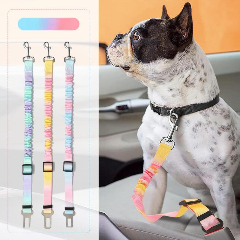 Pet Car Seat Belt, High Elasticity Car Seat Belt for Dogs & Cats, Pet ...