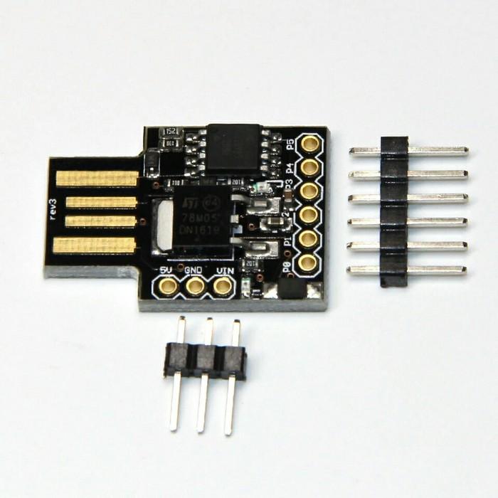 Digispark kickstarter smallest micro usb development board ATTINY85 ...