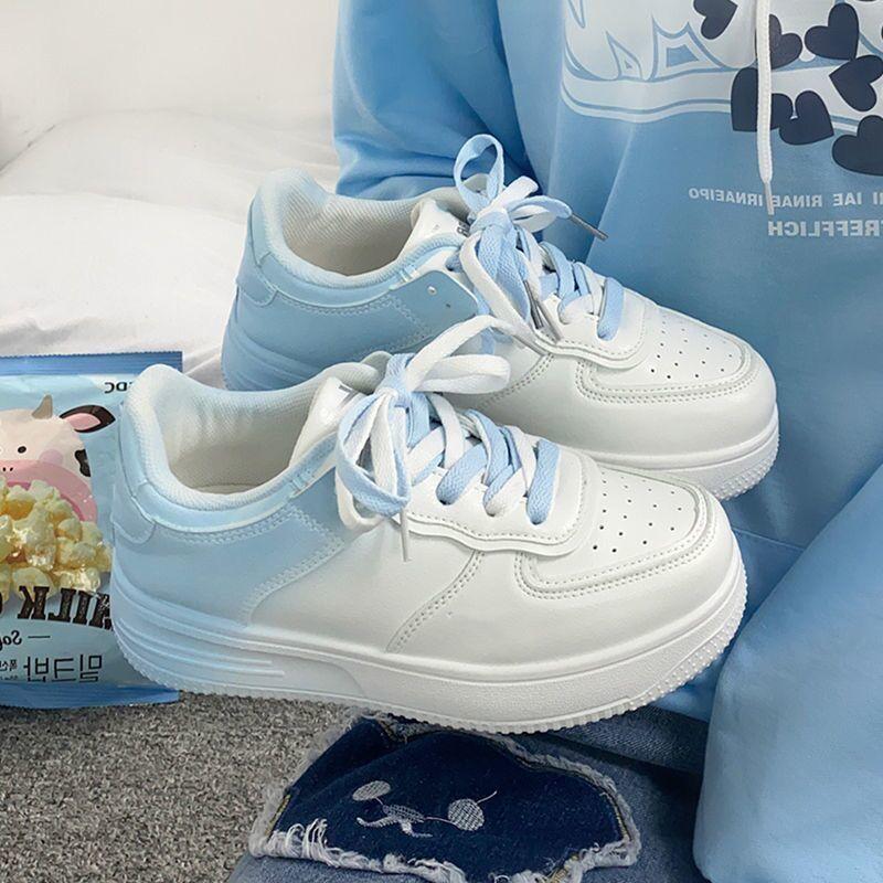 Kasut Putih untuk Wanita, Warna Kecerunan, Sneaker Panas Musim - TikTok ...