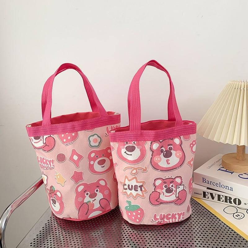 Beg Baldi Cetakan Kartun, Comel dan Comel, Beg Kanvas Tote Kerja, Beg ...