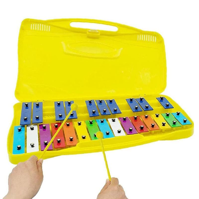 25 Note Xylophone with Case Colorful Musical Toy Perfectly Tuned ...